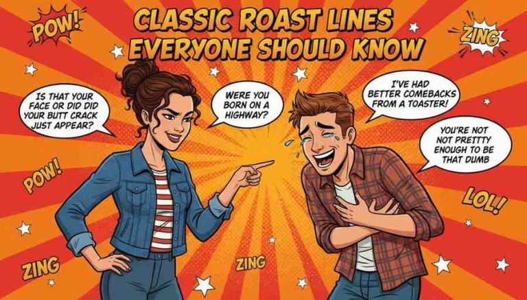 150+ Best Roasts For 2026 Funny, Clever & Savage One-Liners